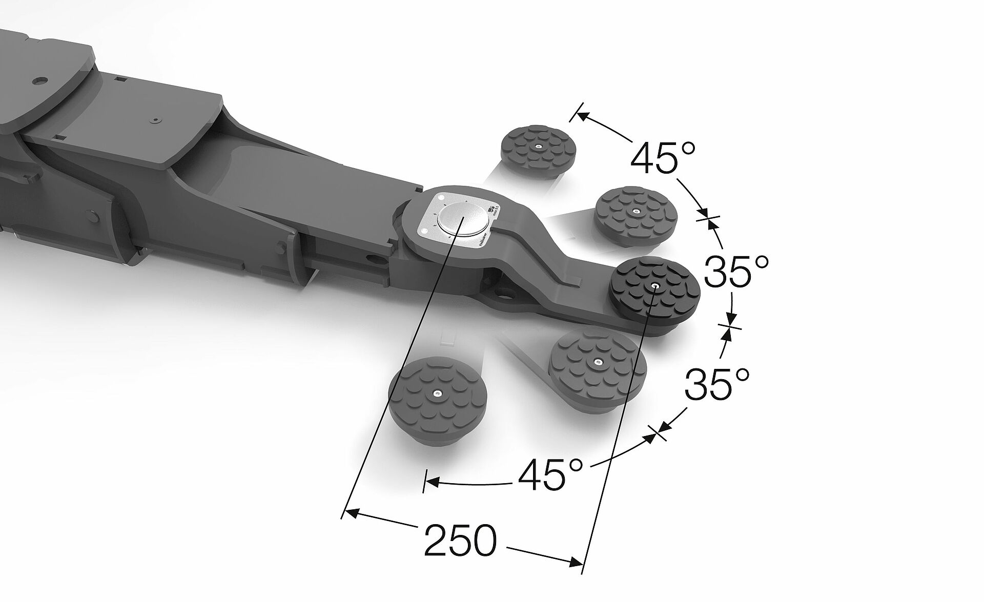 TPL-SWE 250 | Swivel arm extensions | Walter Finkbeiner GmbH